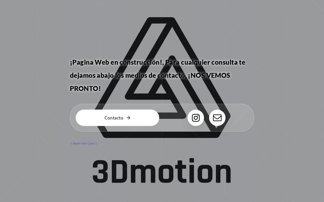 3dmotion - volvemos pronto